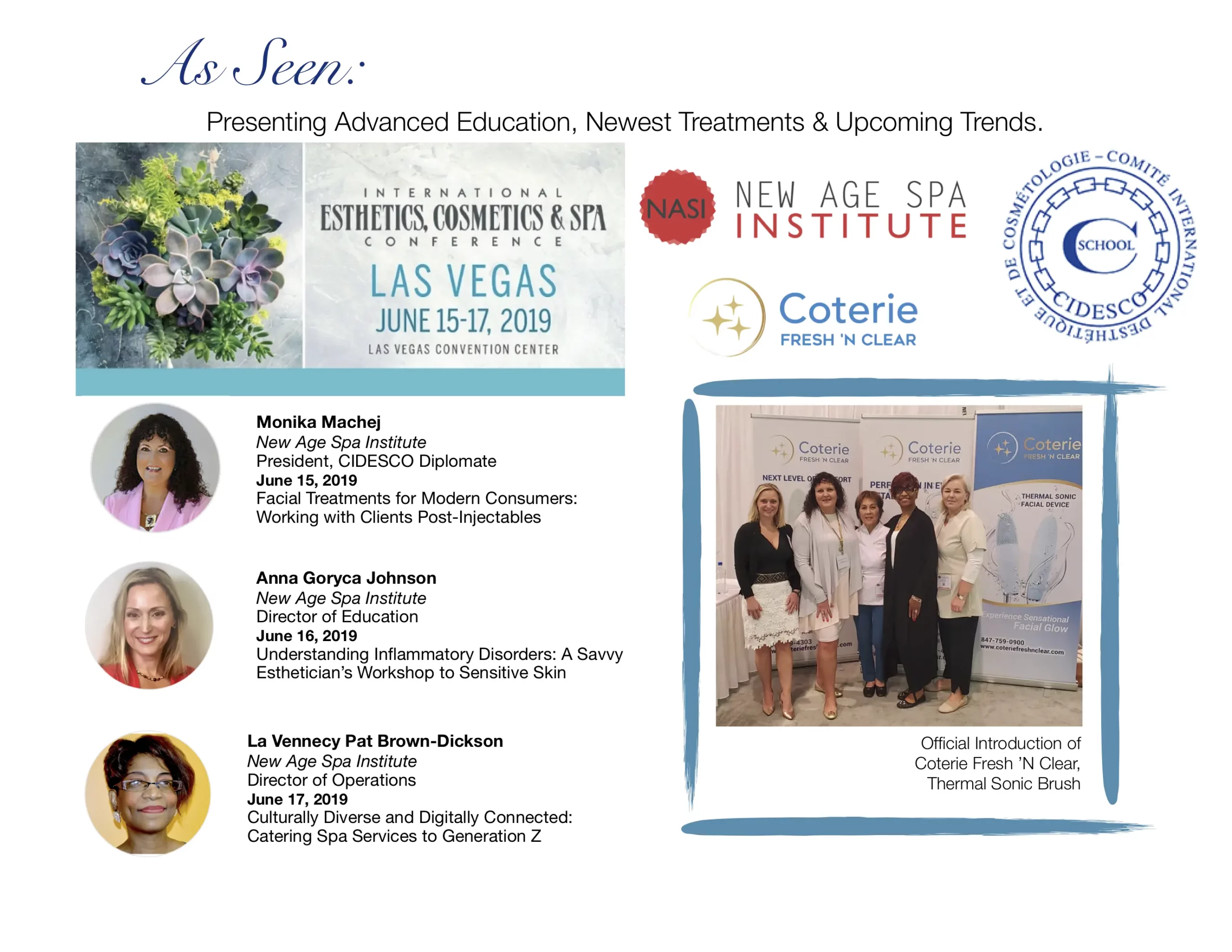 Media & Press | New Age Spa Institute in the Spotlight